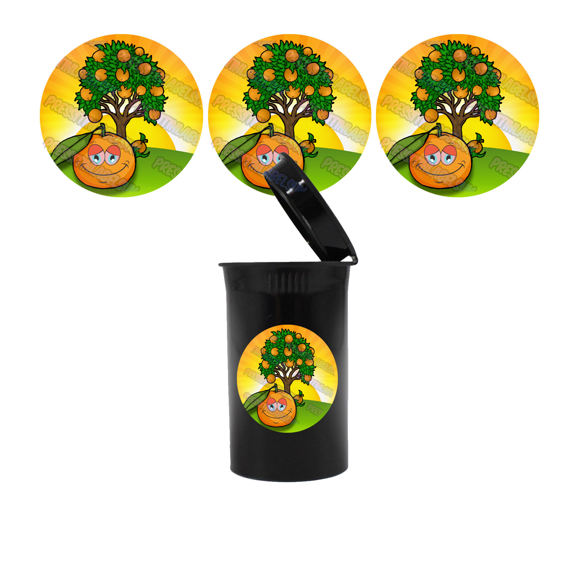 Clementine Cali Pop Top Slap Stickers - Pressitin Labels